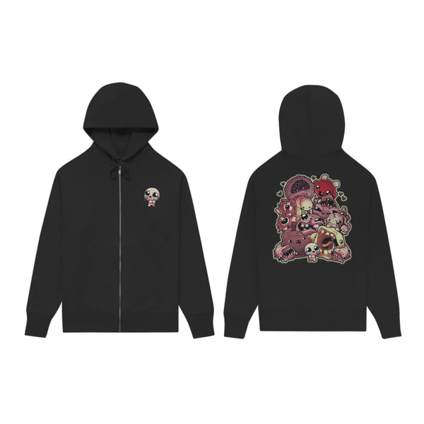 The Binding Of Isaac The Basement Zip Up Hoodie Maestro Media