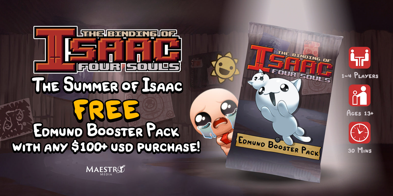 Binding of Isaac: Four Souls - Maestro Media