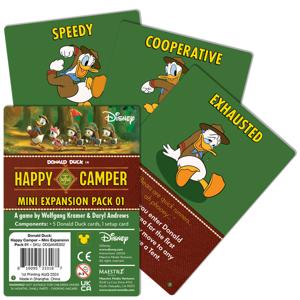Donald Duck: Happy Camper - Promo Card Pack - Maestro Media