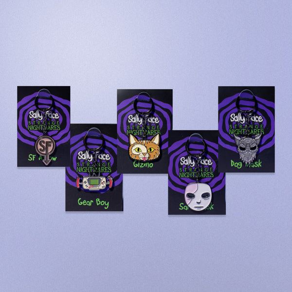 Sally Face Enamel Keychains Set #1 - Maestro Media